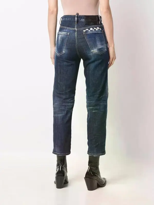 Dsquared2 Straight-leg Cropped Jeans