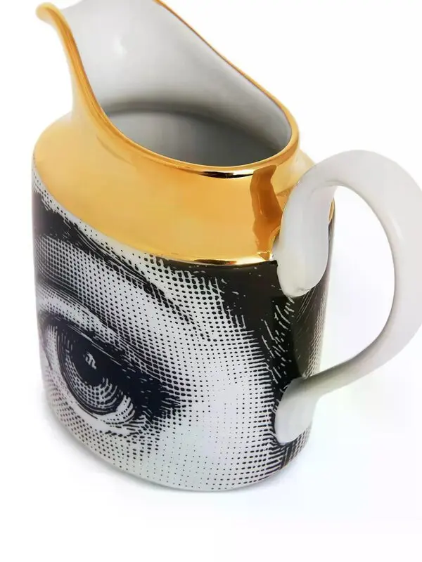 FORNASETTI Tema E Variazioni Milk Jug - Grey