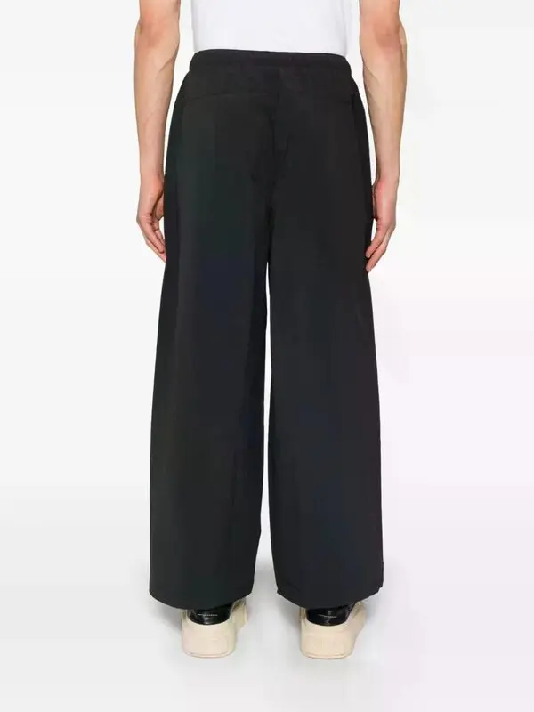 Adidas Wide Leg Trousers With Embroidered Logo