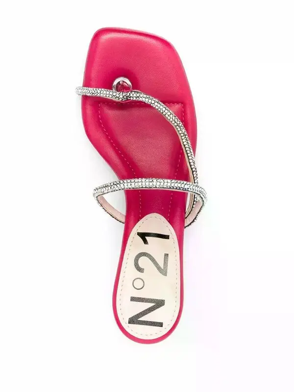 N°21 Crystal-embellished Strappy Sandals