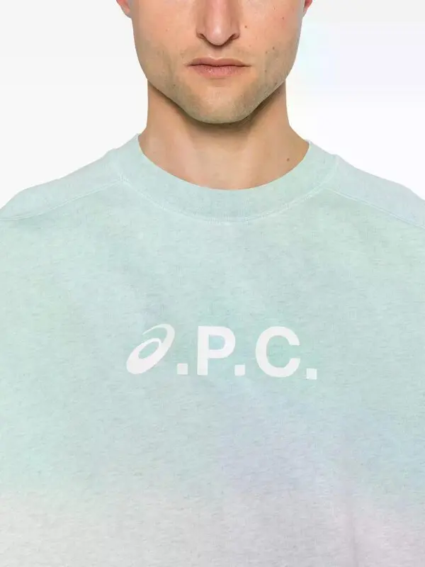 A.p.c. X Asics Tie-dye Logo Sweatshirt