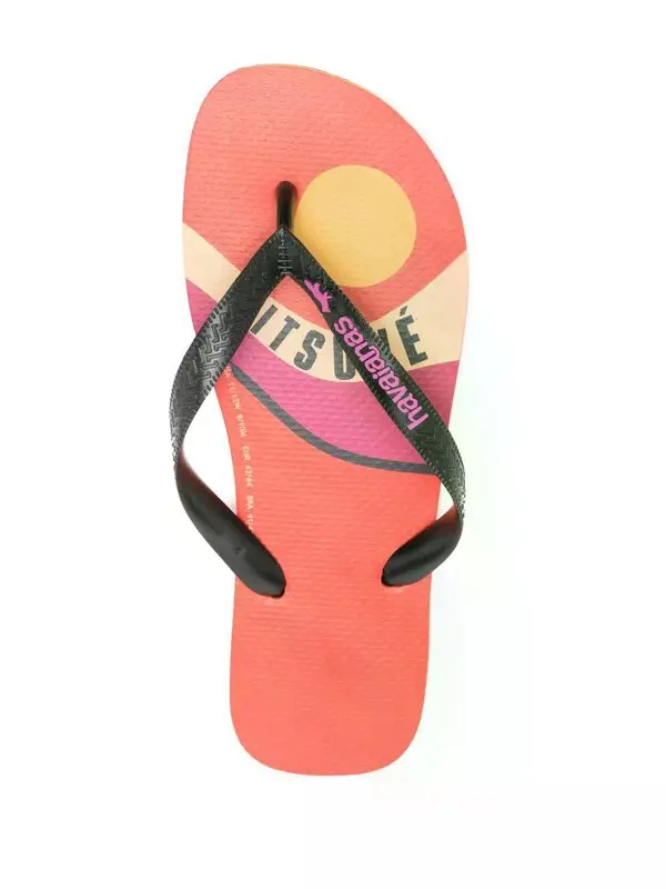 Maison Kitsuné X Havaianas Wave Print Flip Flops