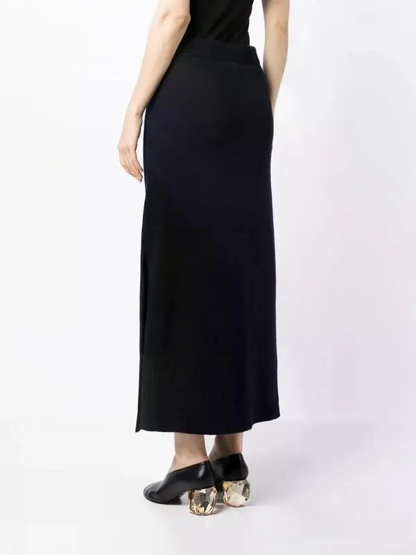 Altuzarra High-waisted Knitted Midi Skirt