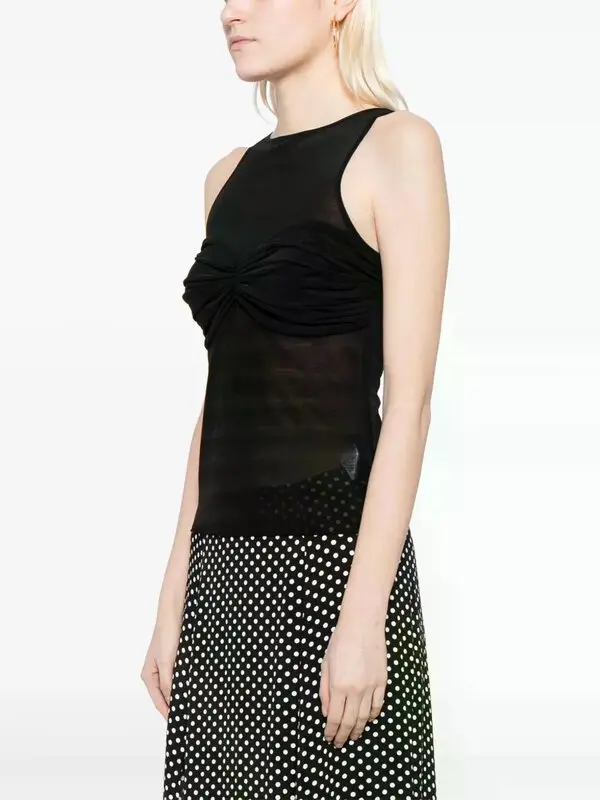 REFORMATION Sheer Knit Top