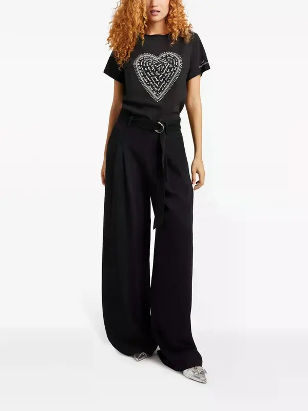Cinq À Sept Love Letter Heart" Cotton T-shirt