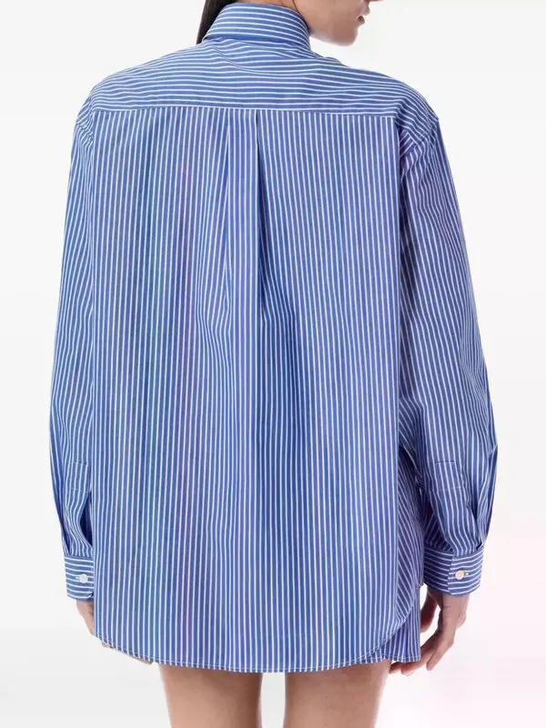 Sporty & Rich Cotton Striped Shirt