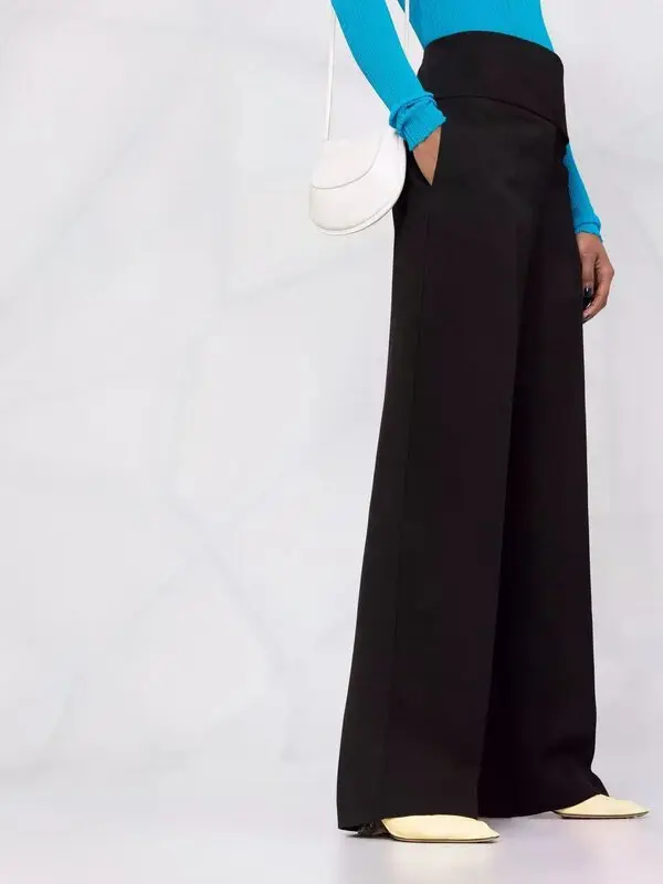 JIL SANDER High-waisted Wide-leg Trousers