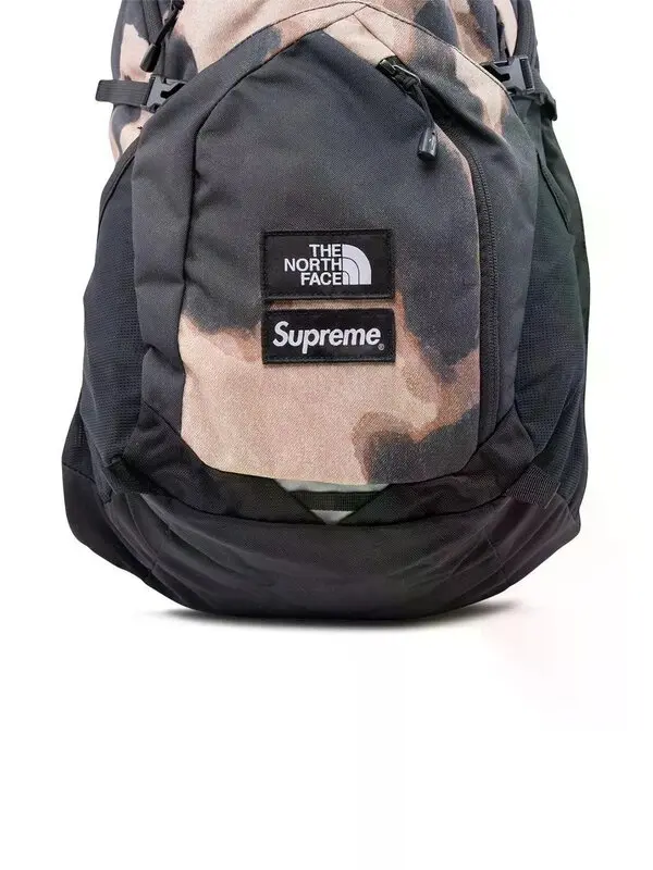 Supreme X The North Face Pocon Bleached Denim-print Backpack