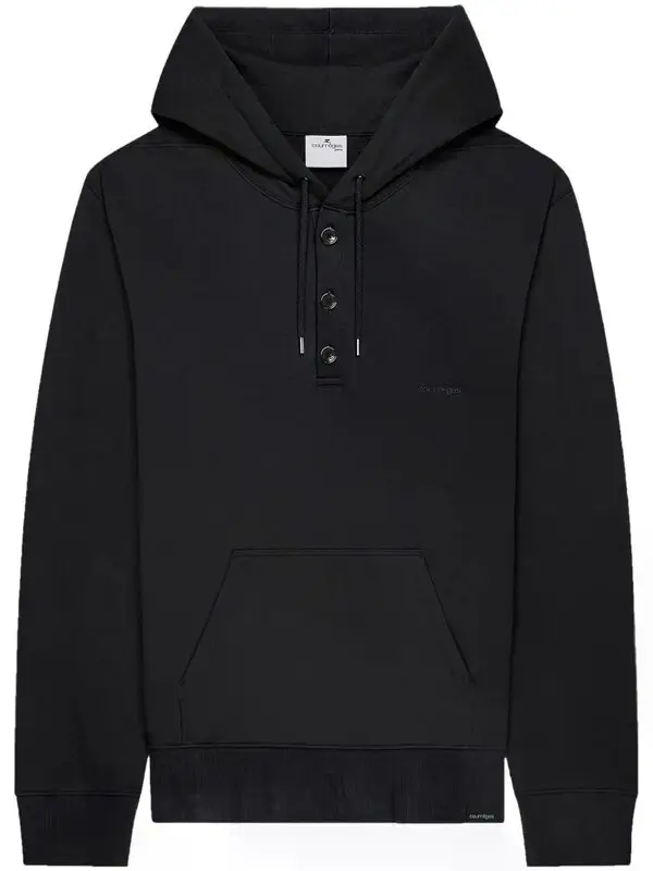 COURREGES Buttoned Hoodie