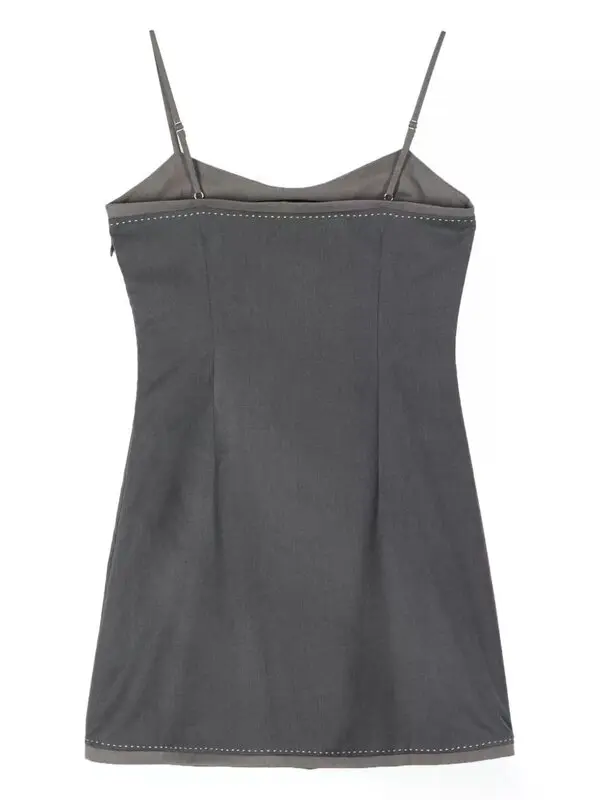 Remain Birger Christensen Spaghetti-strap Minidress - Grey