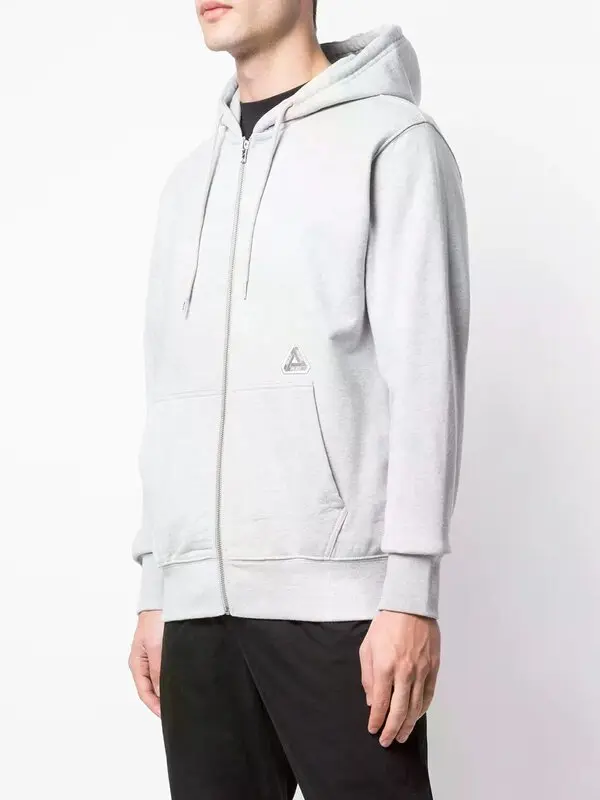 PALACE Sofar Zipped Hoodie - Grey