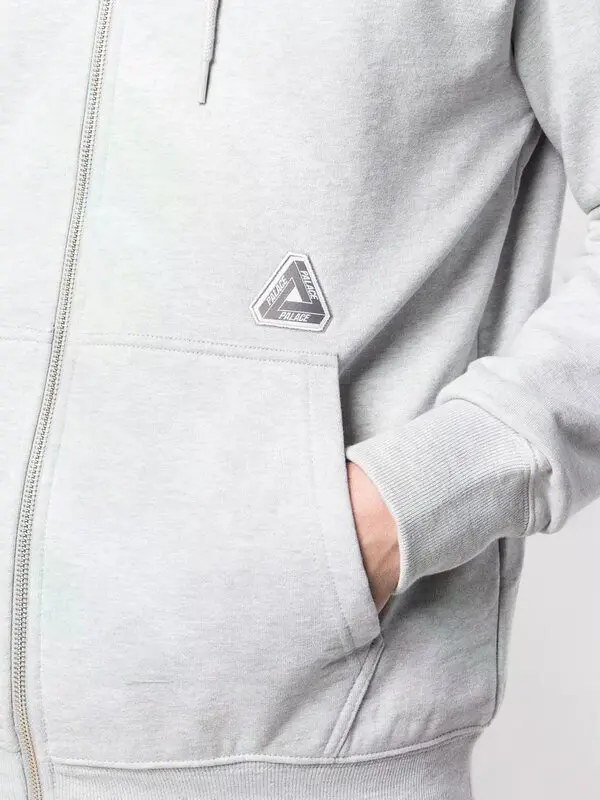PALACE Sofar Zipped Hoodie - Grey