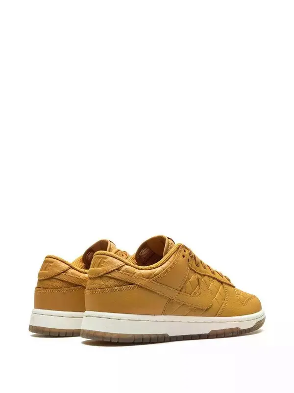 Nike Dunk Low Quilted Wheat Sneakers - Brown