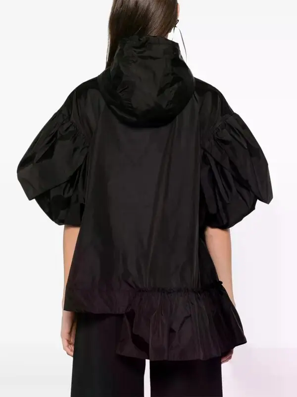Simone Rocha Ruffled Side Slit Off-shoulder Top