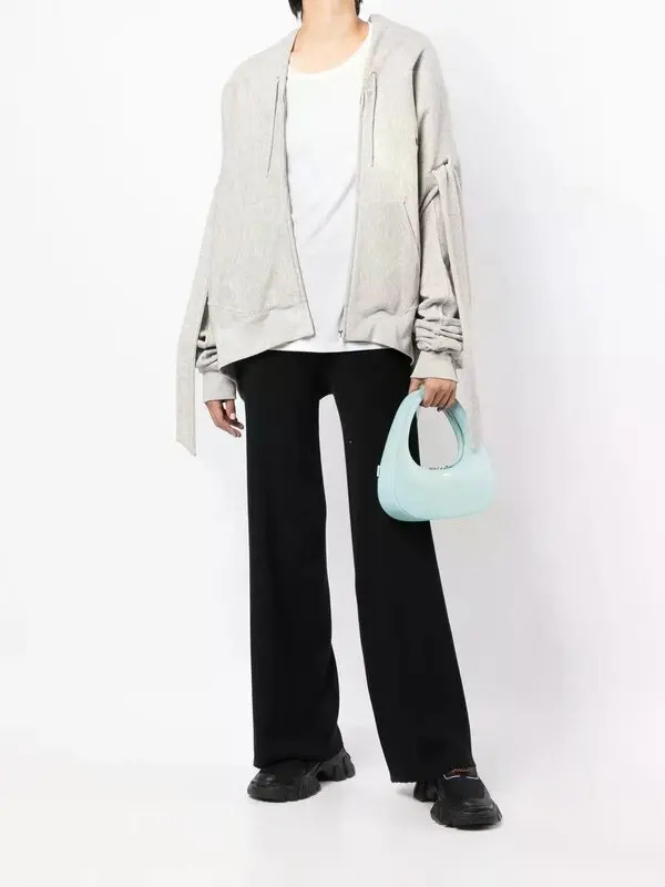 Anrealage Cotton Draped Hoodie - Grey