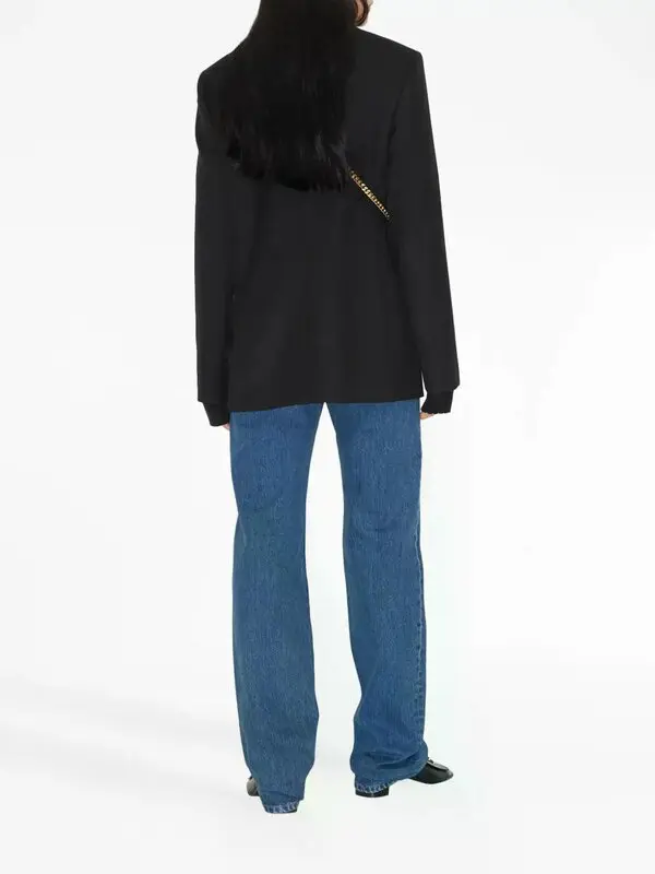 Burberry High-waisted Straight-leg Cotton Jeans