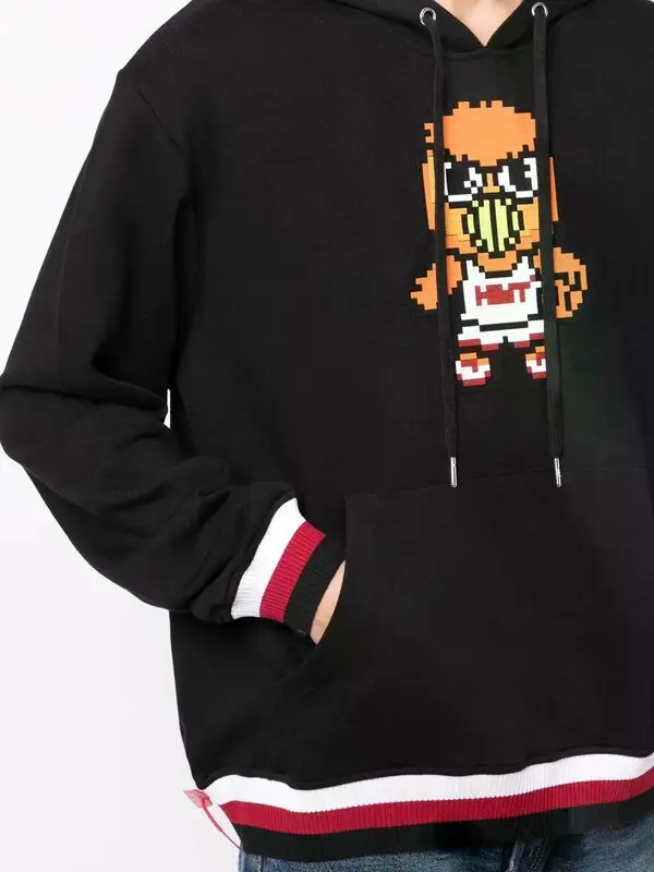 MOSTLY HEARD RARELY SEEN 8-BIT Miami Graphic-print Hoodie - Black