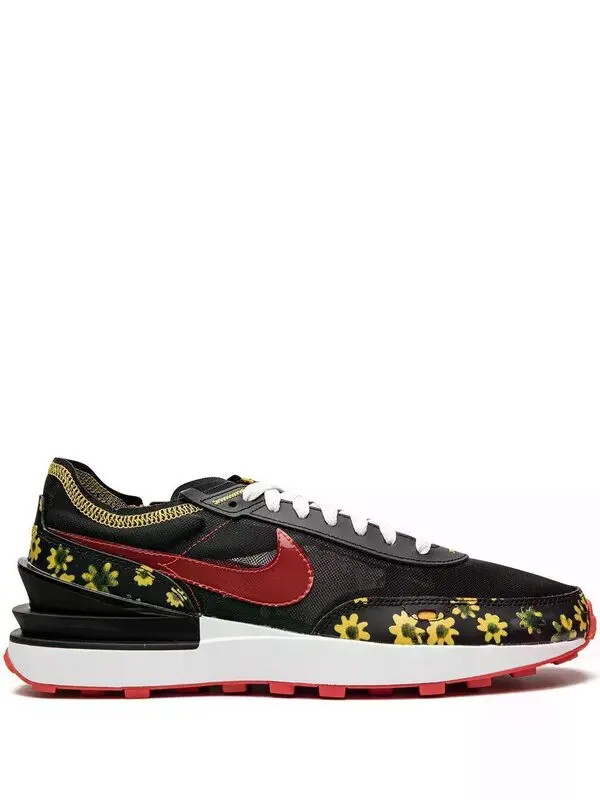 Nike Waffle One Floral Print Sneakers