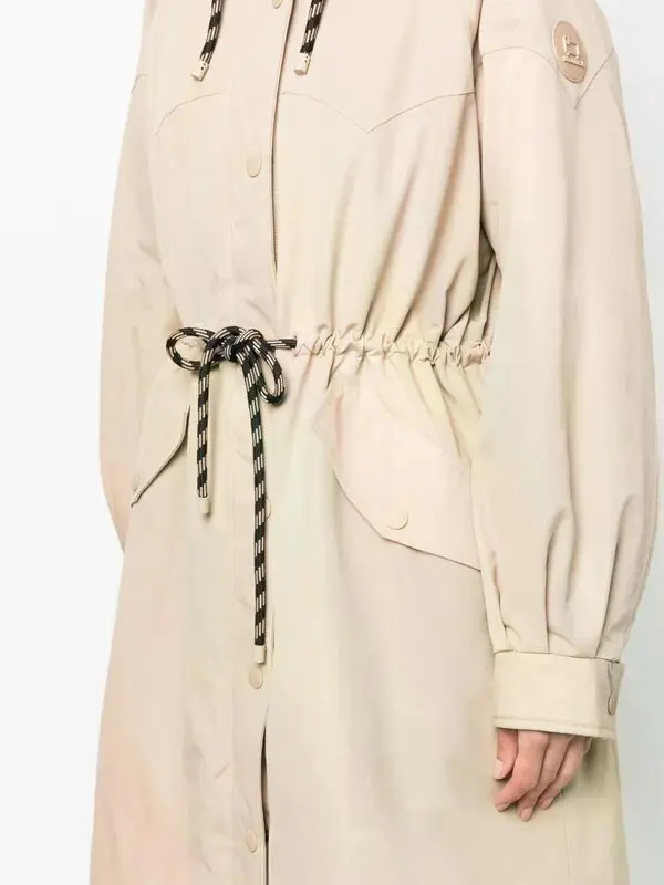 Woolrich Long-line Drawstring Parka Coat