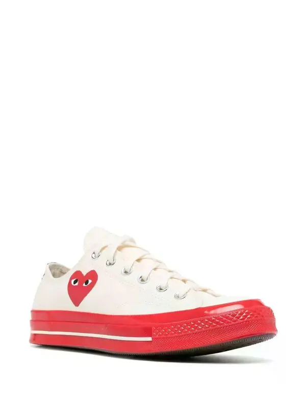 CONVERSE X COMME DES GARONS PLAY Chuck 70 Low Top Sneakers