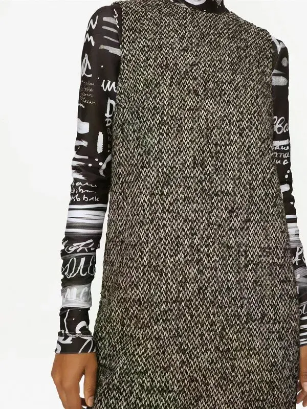 Dolce & Gabbana A-line Tweed Minidress