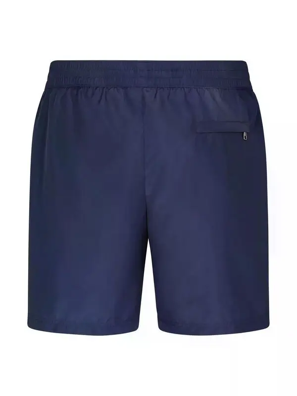 Dolce & Gabbana Logo-tag Swim Shorts - Blue
