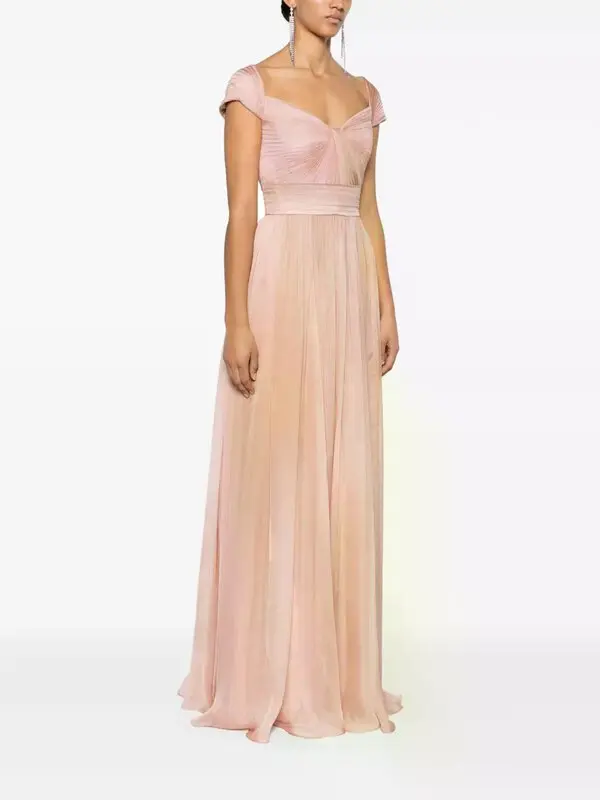 Elie Saab Pleated Gown
