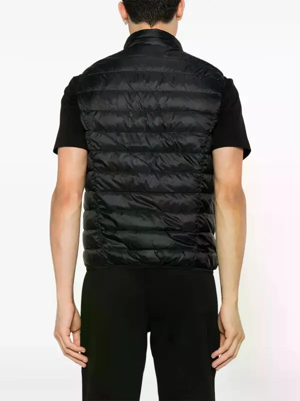 EA7 Logo-print Padded Gilet