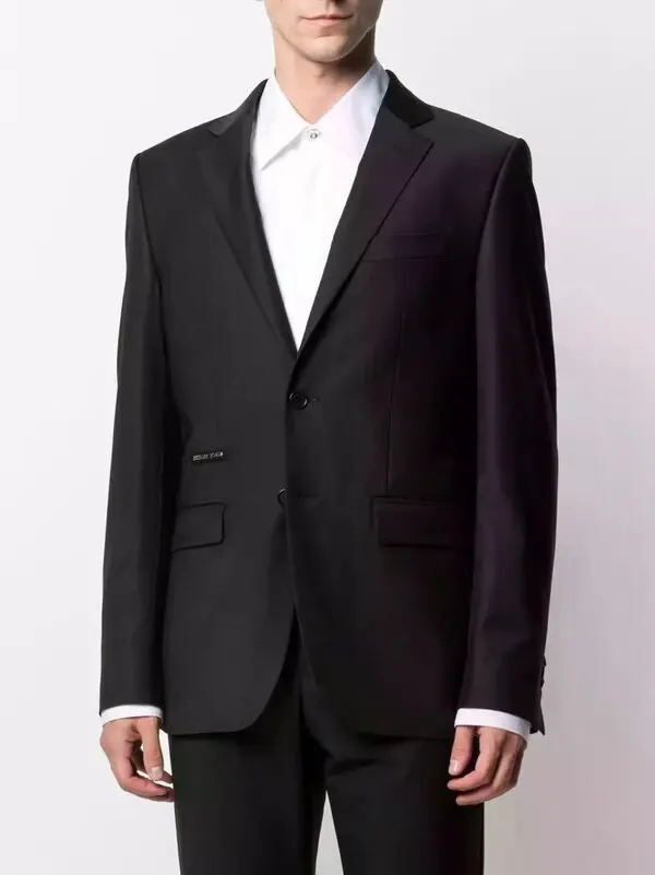 Philipp Plein Crystal Skull Single-breasted Blazer