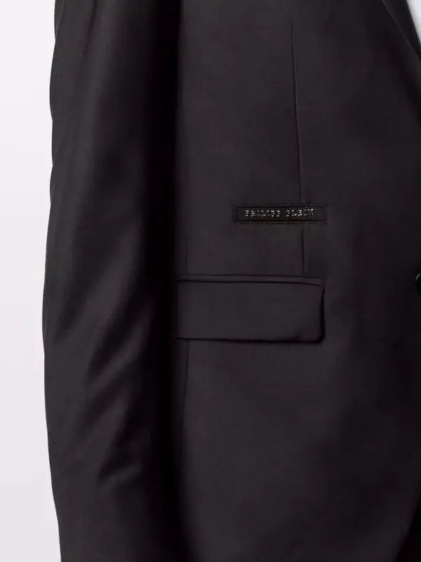 Philipp Plein Crystal Skull Single-breasted Blazer