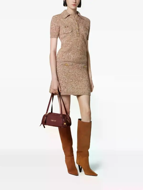 Versace Medusa '95 Knitted Miniskirt