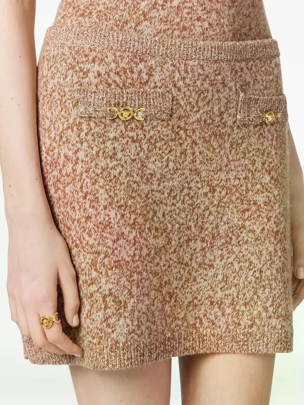 Versace Medusa '95 Knitted Miniskirt