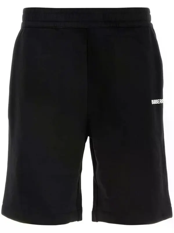 Burberry Cotton Bermuda Shorts - Black