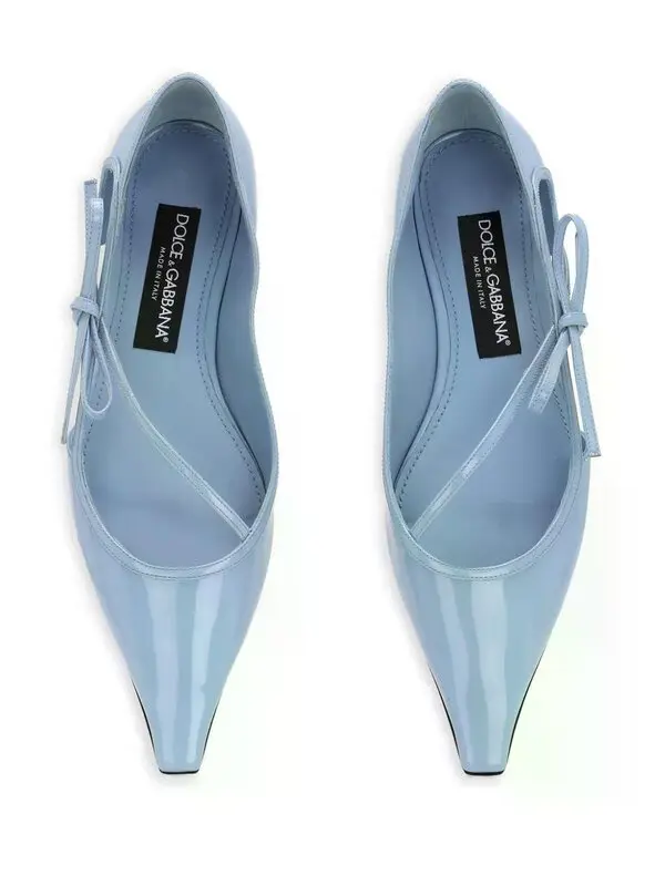 Dolce & Gabbana Patent Leather Ballerina Flats