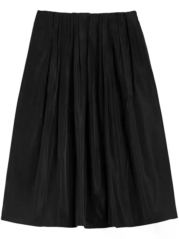 JIL SANDER Pleated Midi Skirt