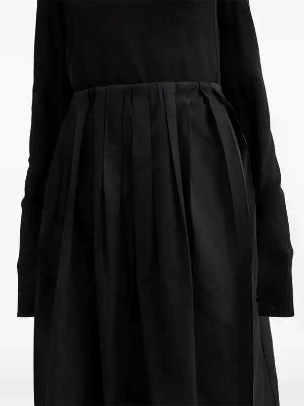 JIL SANDER Pleated Midi Skirt