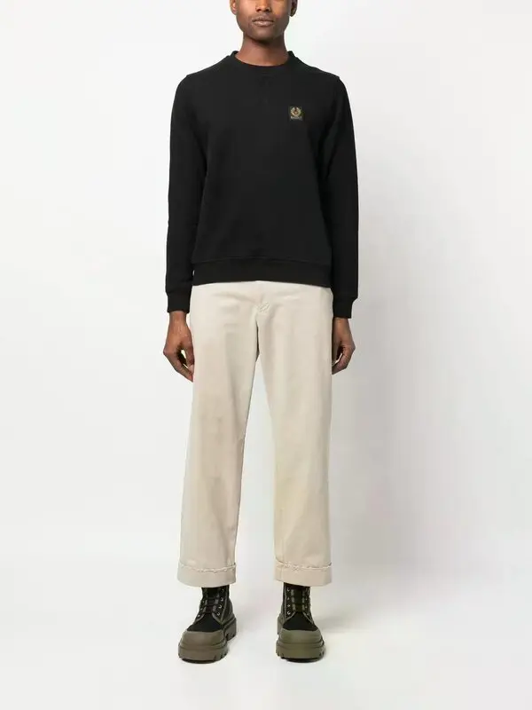 Belstaff Logo-patch Cotton Sweatshirt