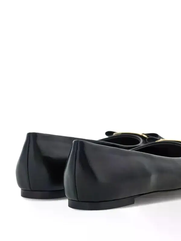 FERRAGAMO Vara-bow Lambskin Ballerina Shoes