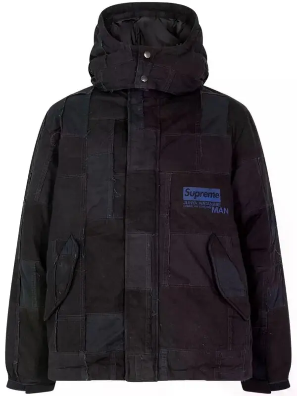 Supreme X Junya Watanabe Comme Des Garçons Patchwork Puffy Jacket - Black