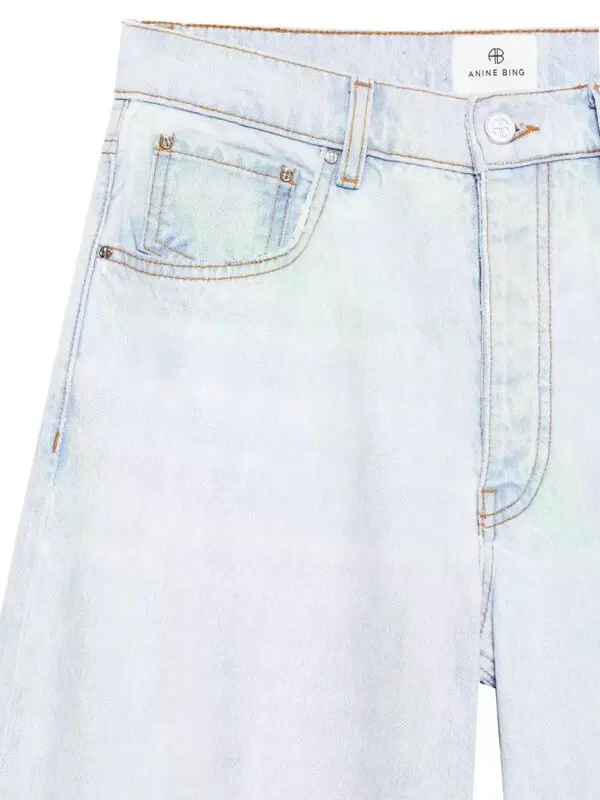 ANINE BING Manon Wide-leg Jeans In Light Wash - Blue