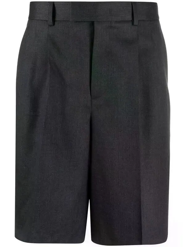 Valentino Garavani Knee-length Shorts With Stripe Detail - Grey