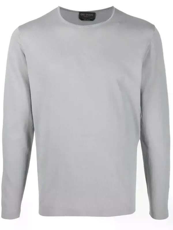 DELL'OGLIO Long Sleeve Cotton Jumper