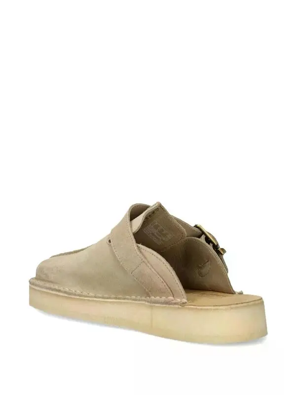 Clarks Suede Mules