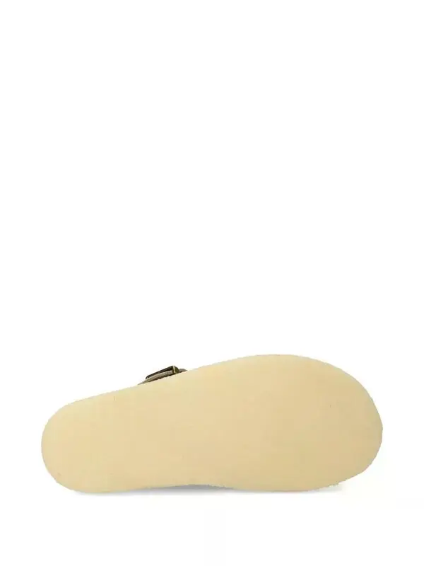 Clarks Suede Mules