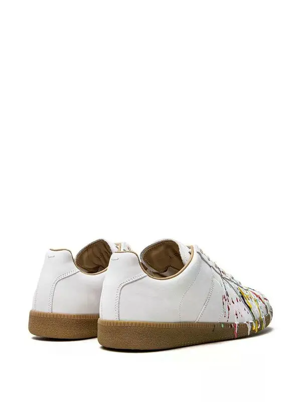 MAISON MARGIELA Replica Paint-splatter Sneakers - White