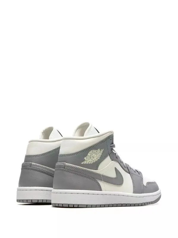 JORDAN Air 1 Mid Stealth Sneakers - Grey