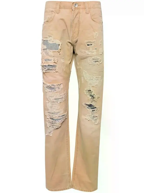 PRIVATE STOCK LABS The Louis Cotton Straight Trousers