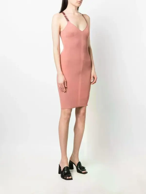 Off-White Logo Strap Mini Dress
