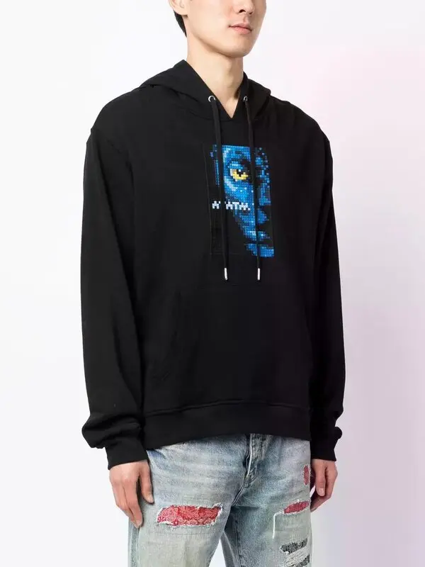 MOSTLY HEARD RARELY SEEN 8-BIT Graphic-print Pullover Hoodie - Black