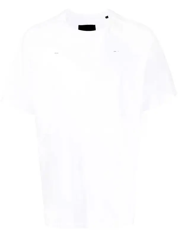 HELIOT EMIL Logo-print Detail T-shirt - White